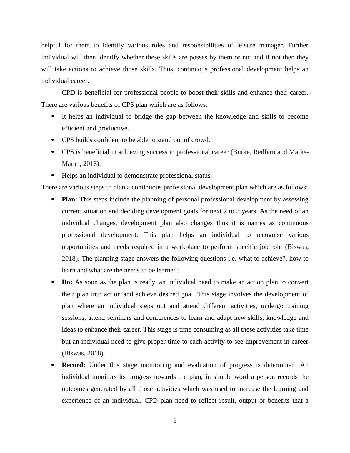 Developing Professional Practice - Desklib