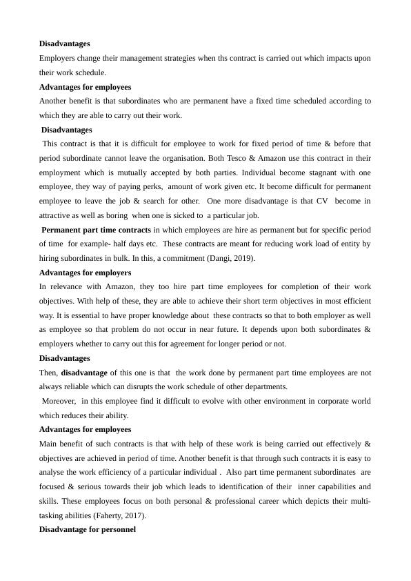 Types Of Contracts Of Employment Desklib