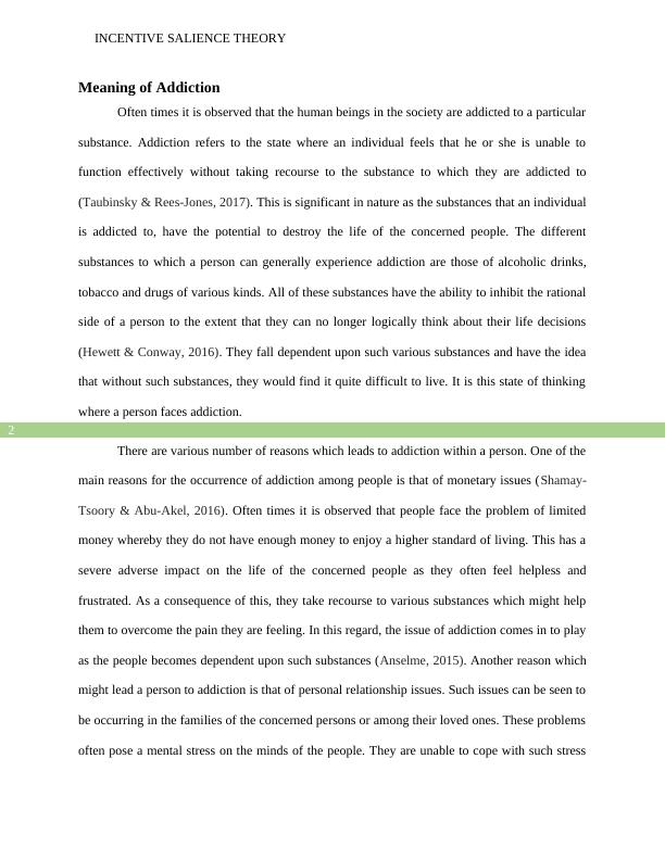 Incentive Salience Theory: What it is and How