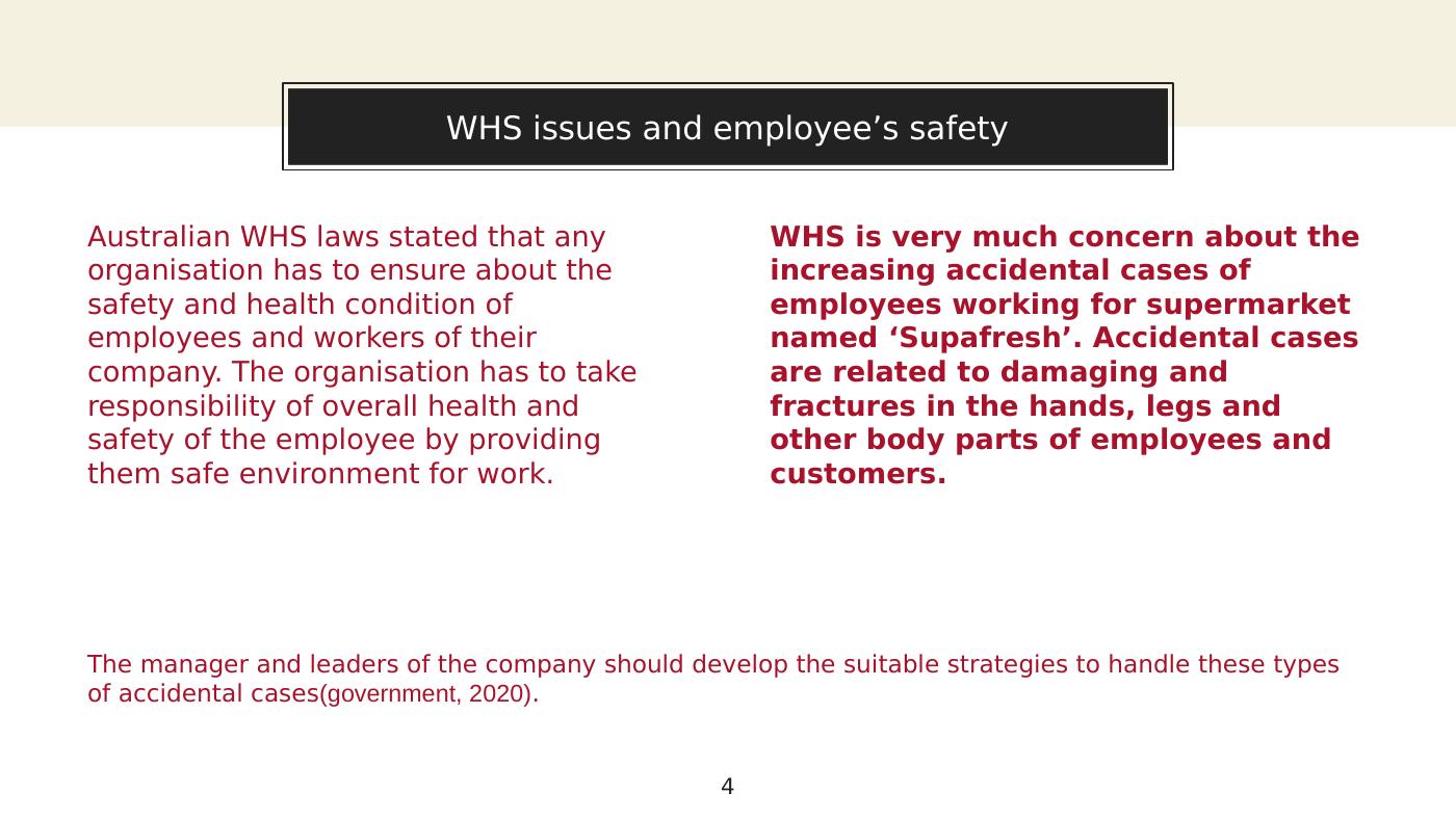 Leadership Strategies for Managing WHS Issues