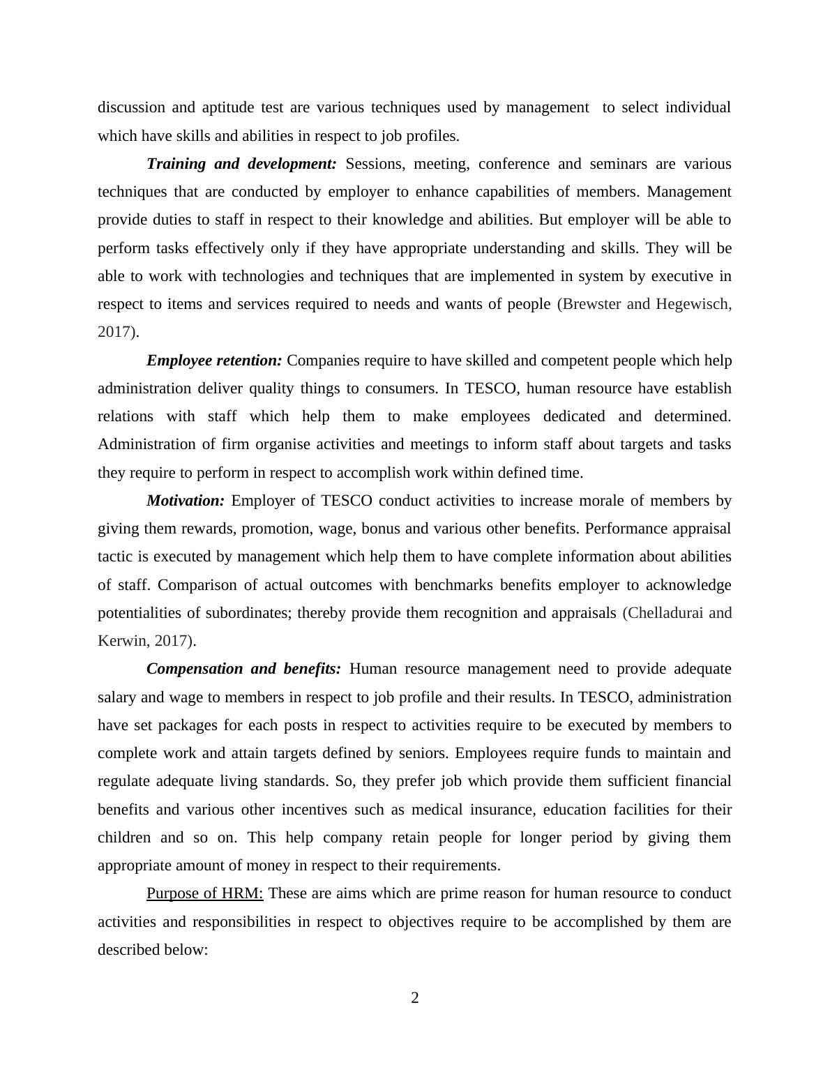 P3 Benefits of different HRM practices for employer as well as employee