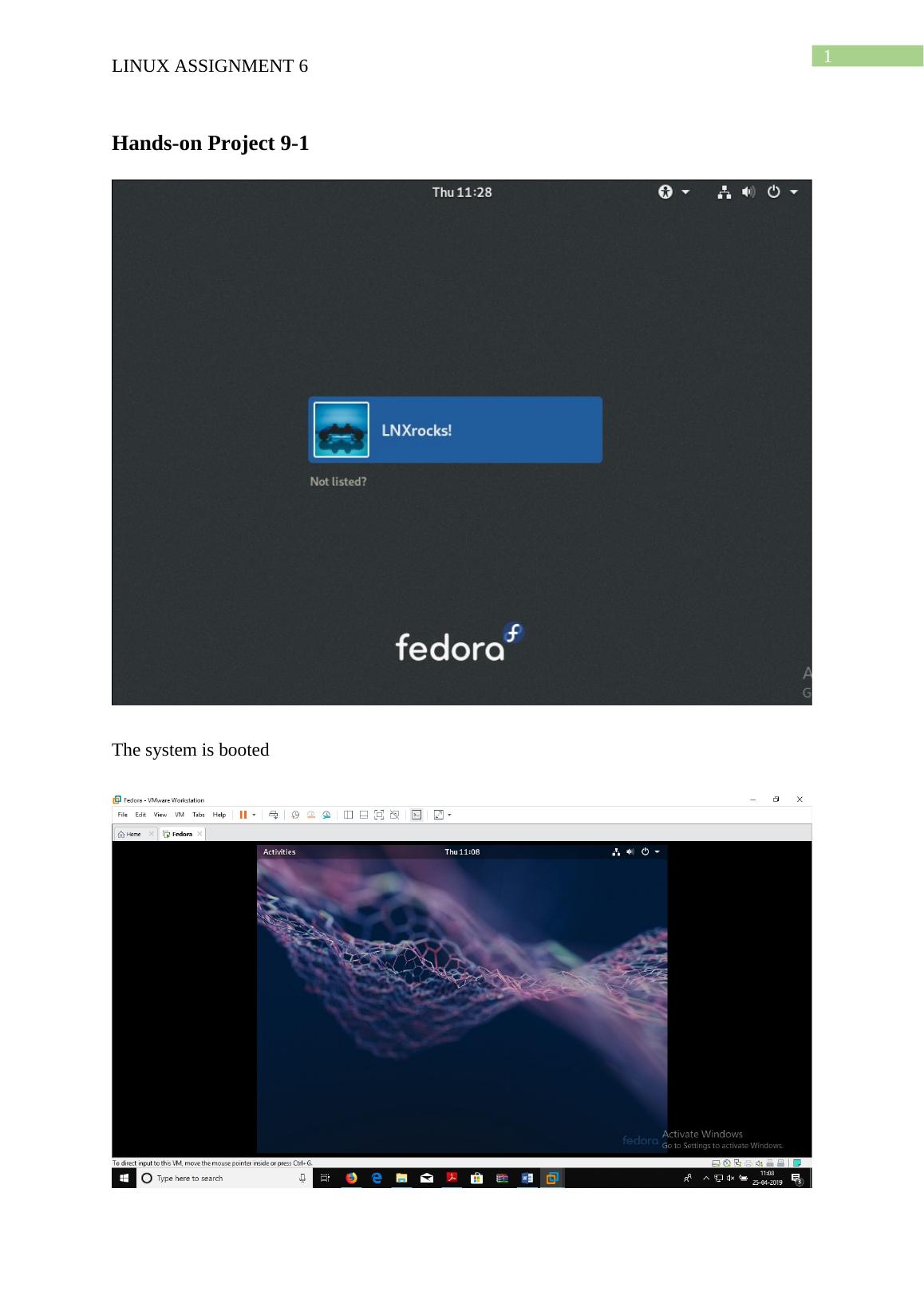 Linux Assignment 6: Hands-on Projects on Linux Systems