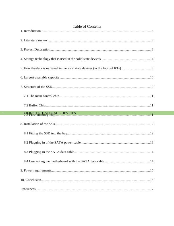 Solid State Storage Devices: Technology, Structure, and Installation