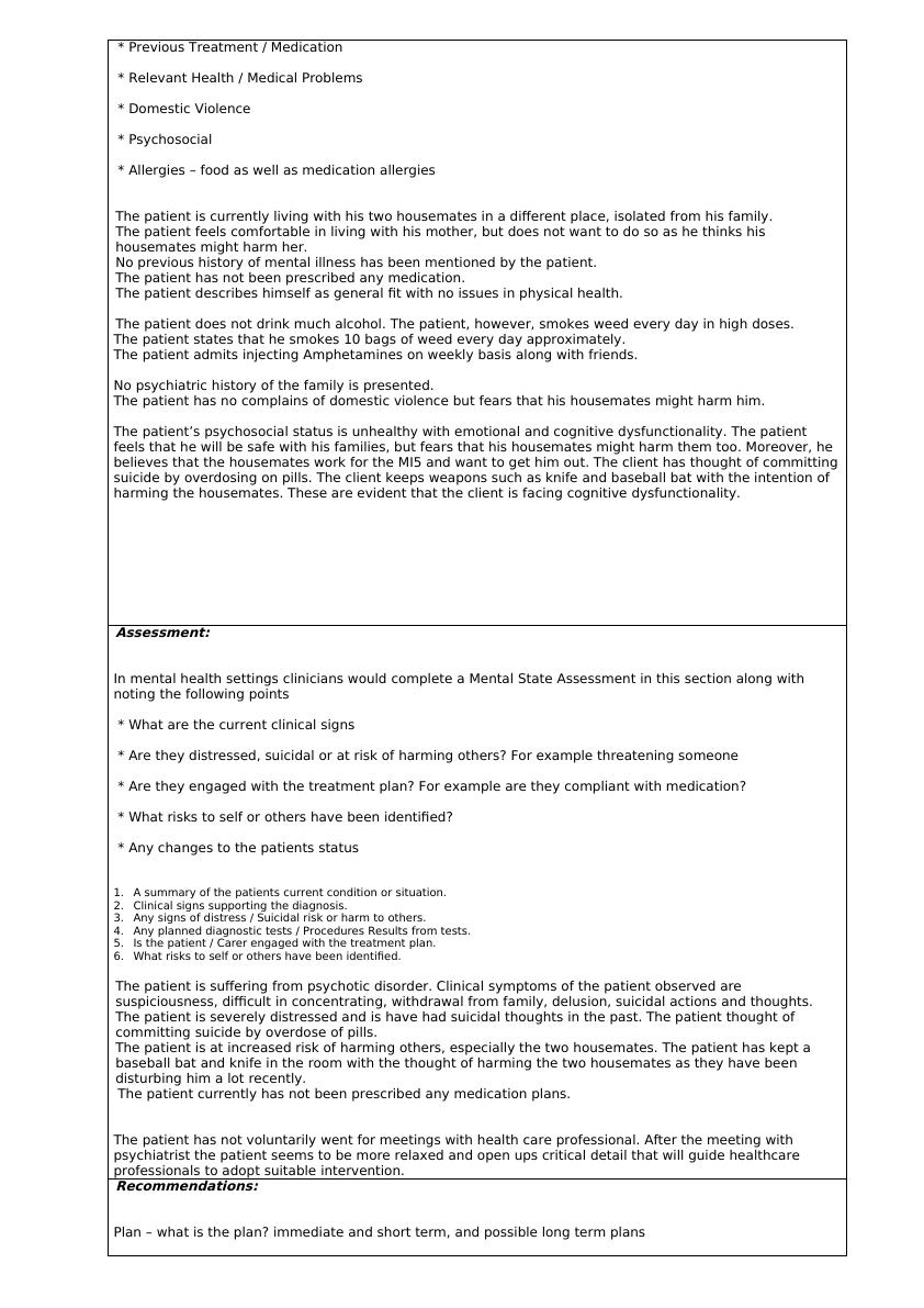 Mental Health Assessment: HLTH 1037 ISBAR & MSE Analysis