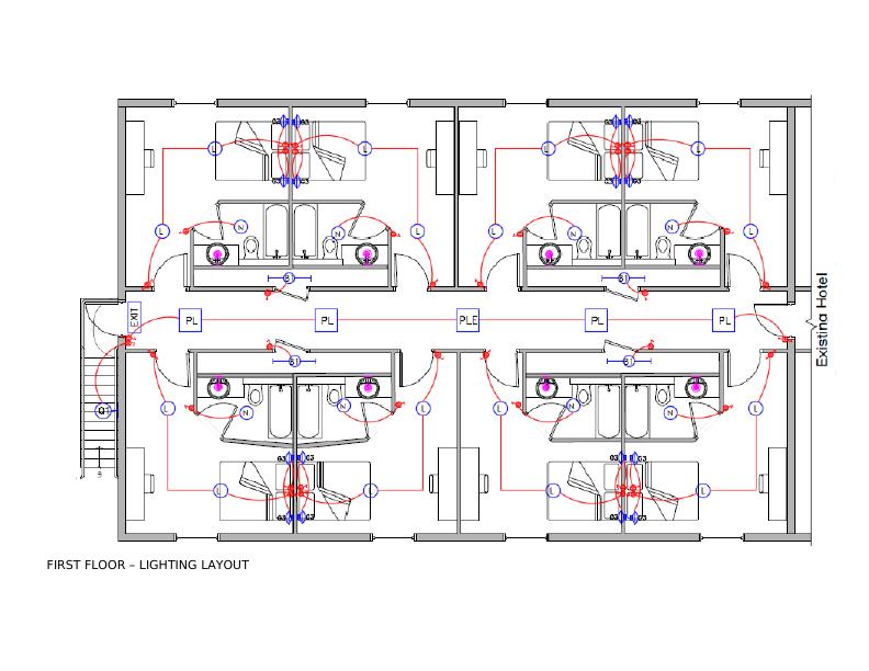 400V Three-Phase Supply System Circuit Diagram and