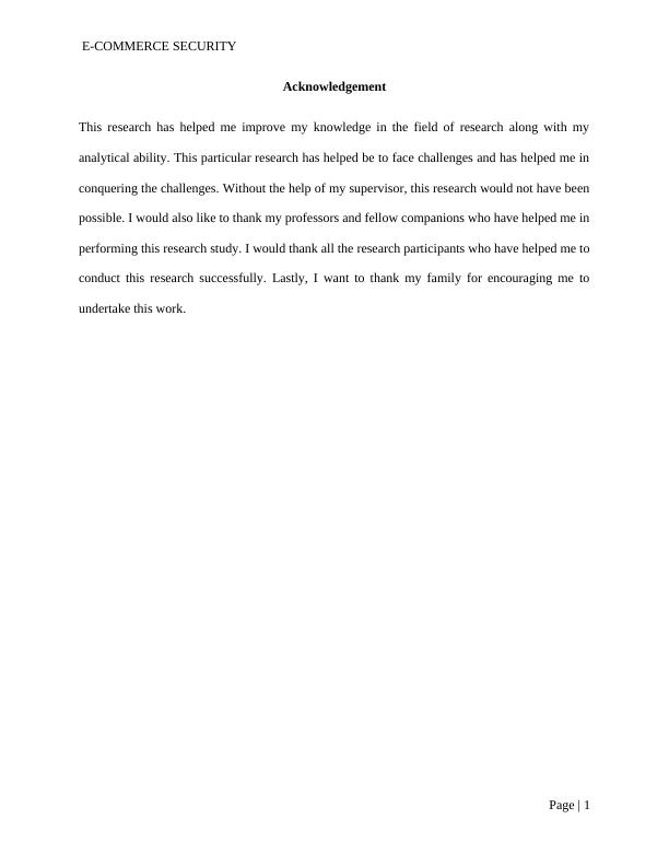 E-Commerce Security: Risks and Mitigation Measures