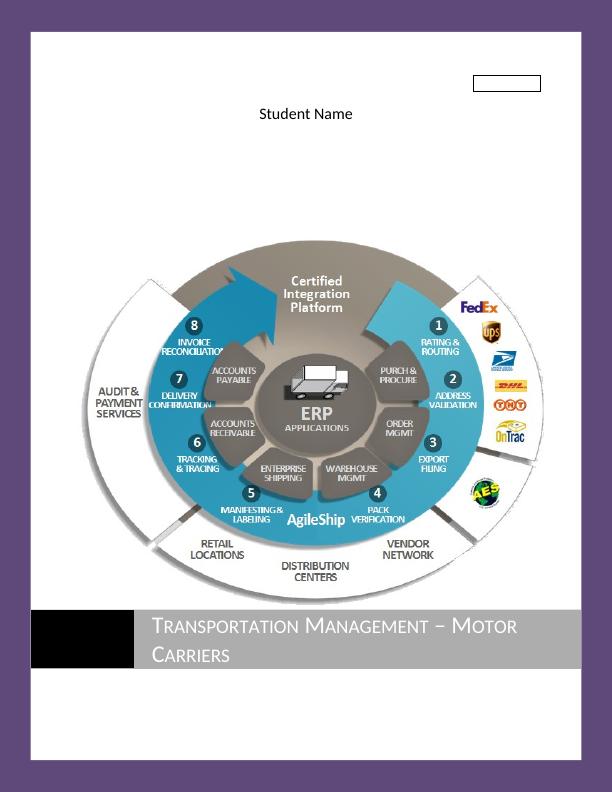 Transportation Management – Motor Carriers