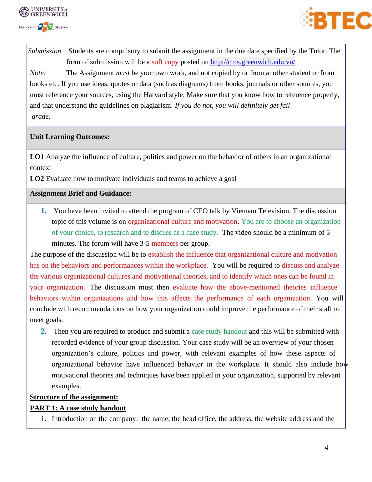 Submission date Re-submission Date Student Name Assignment 2022