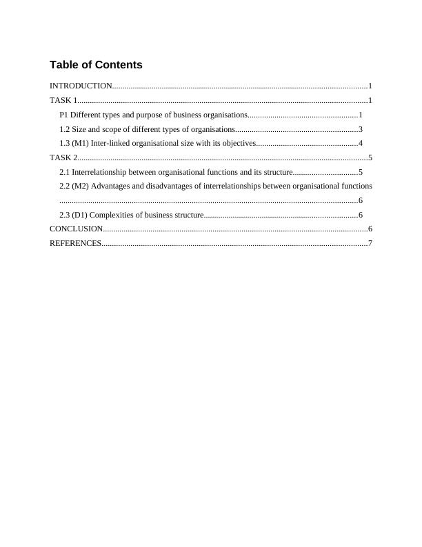 Business Environment and Organizational Structure at ASDA