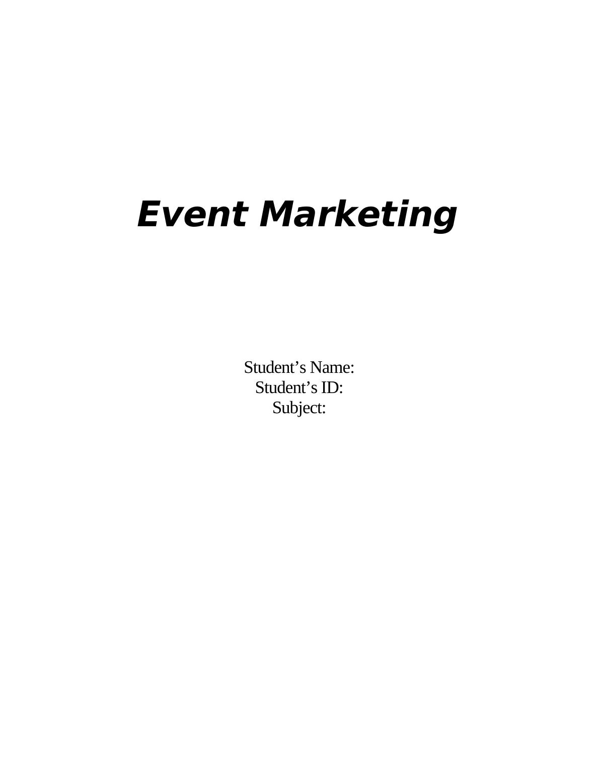 Event Marketing Analysis of the Rio 2016 Olympic Games