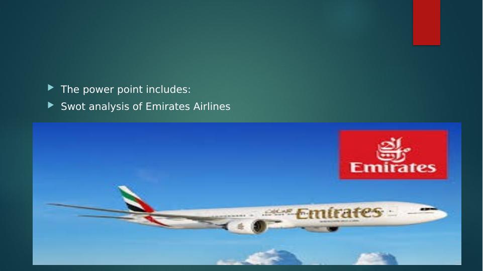 Emirates Airlines: SWOT Analysis and Marketing Strategies