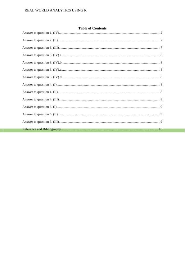 Deakin SIT718: Real World Analytics Assignment Solution