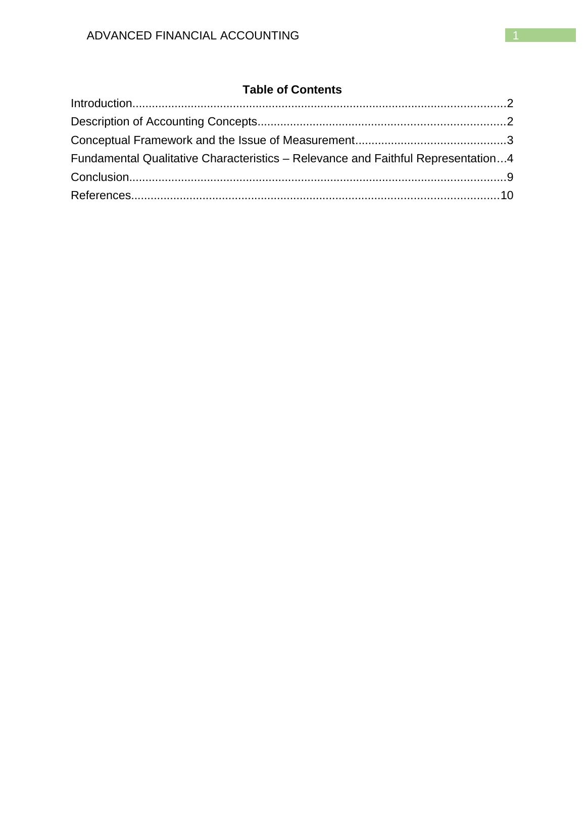 Financial Accounting Report: AASB Framework Analysis
