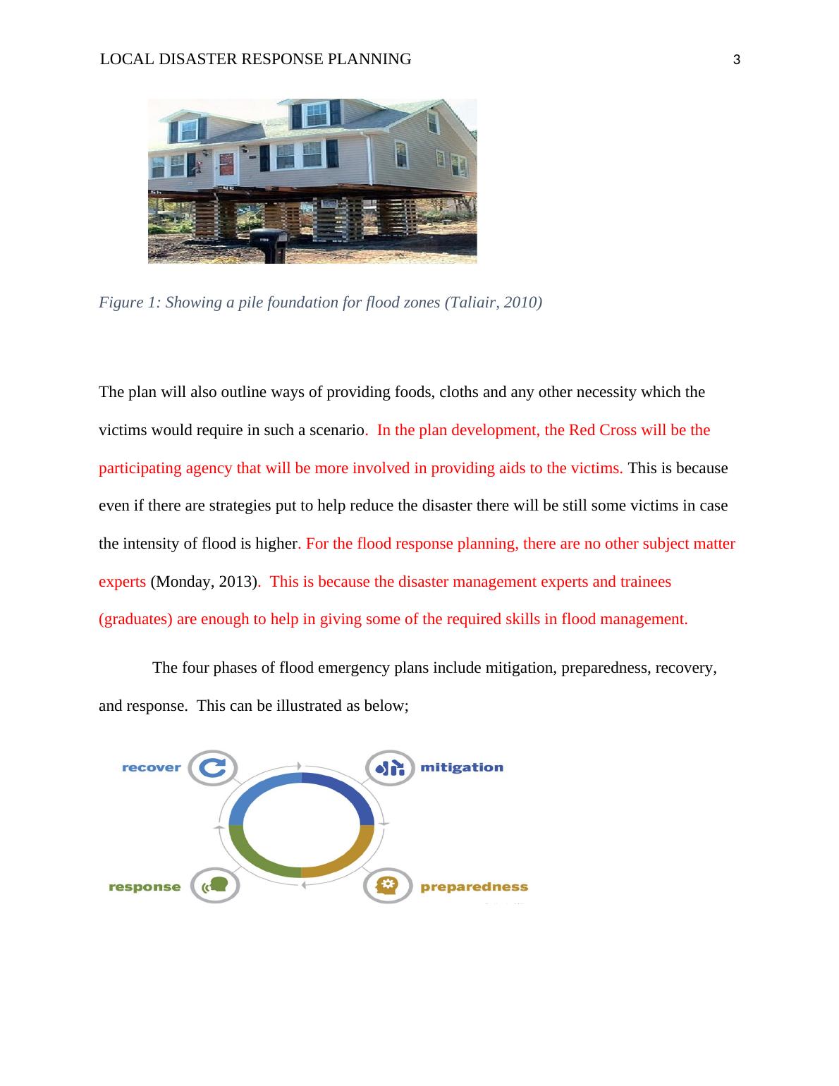 Local Disaster Response Planning