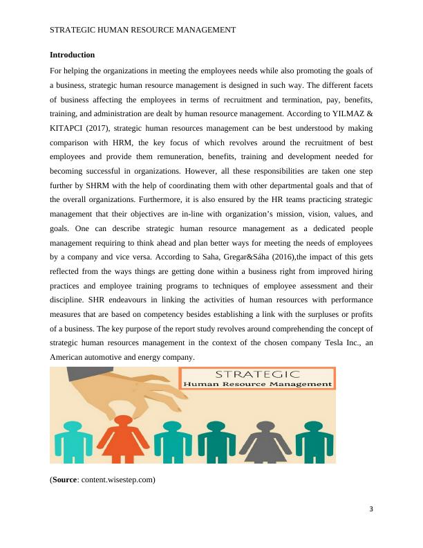 Strategic Human Resource Management - Desklib