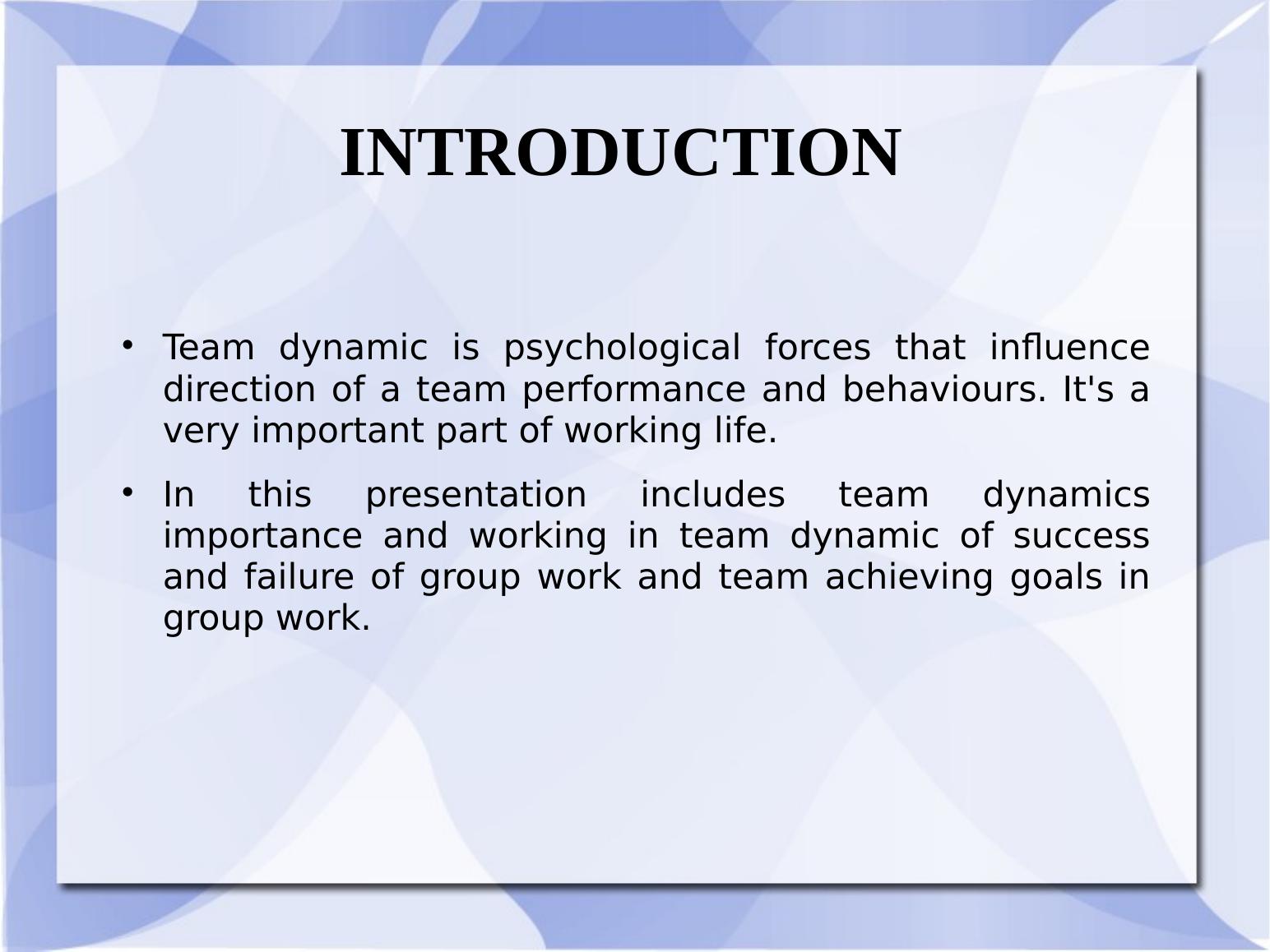 Team Dynamics Presentation for HND Computing Students