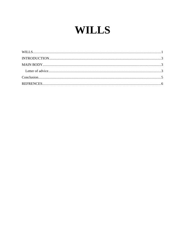 Guide to Conventional Sequence of Clauses in Wills