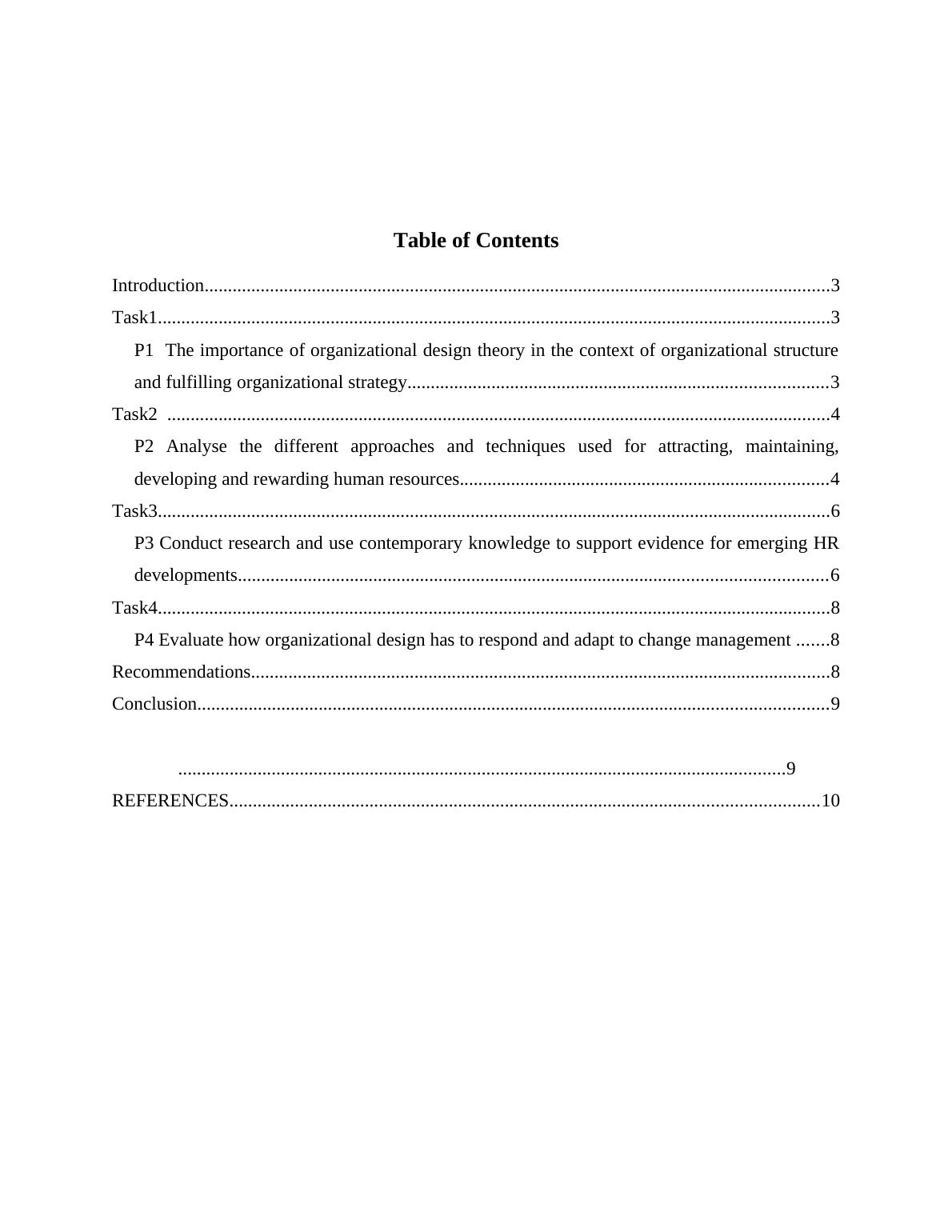 Value and Contribution to Organisational Success - Desklib