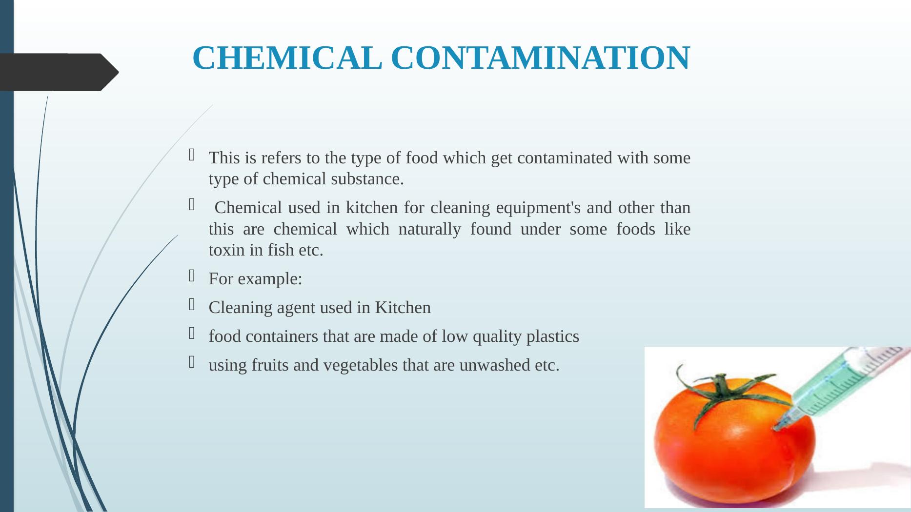 Control Measures to Prevent Physical and Chemical Contamination of Food