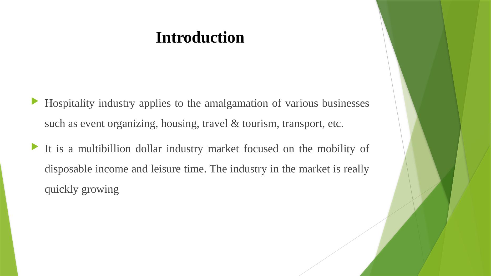 The Contemporary Hospitality Industry Analysis and Trends