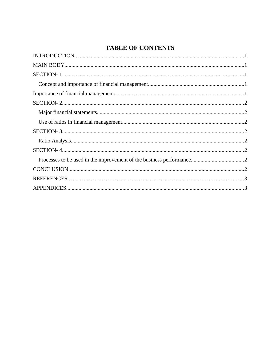 Concept and Importance of Financial Management | Desklib