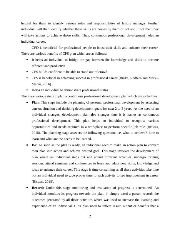 Continuous Development Plan - PDF