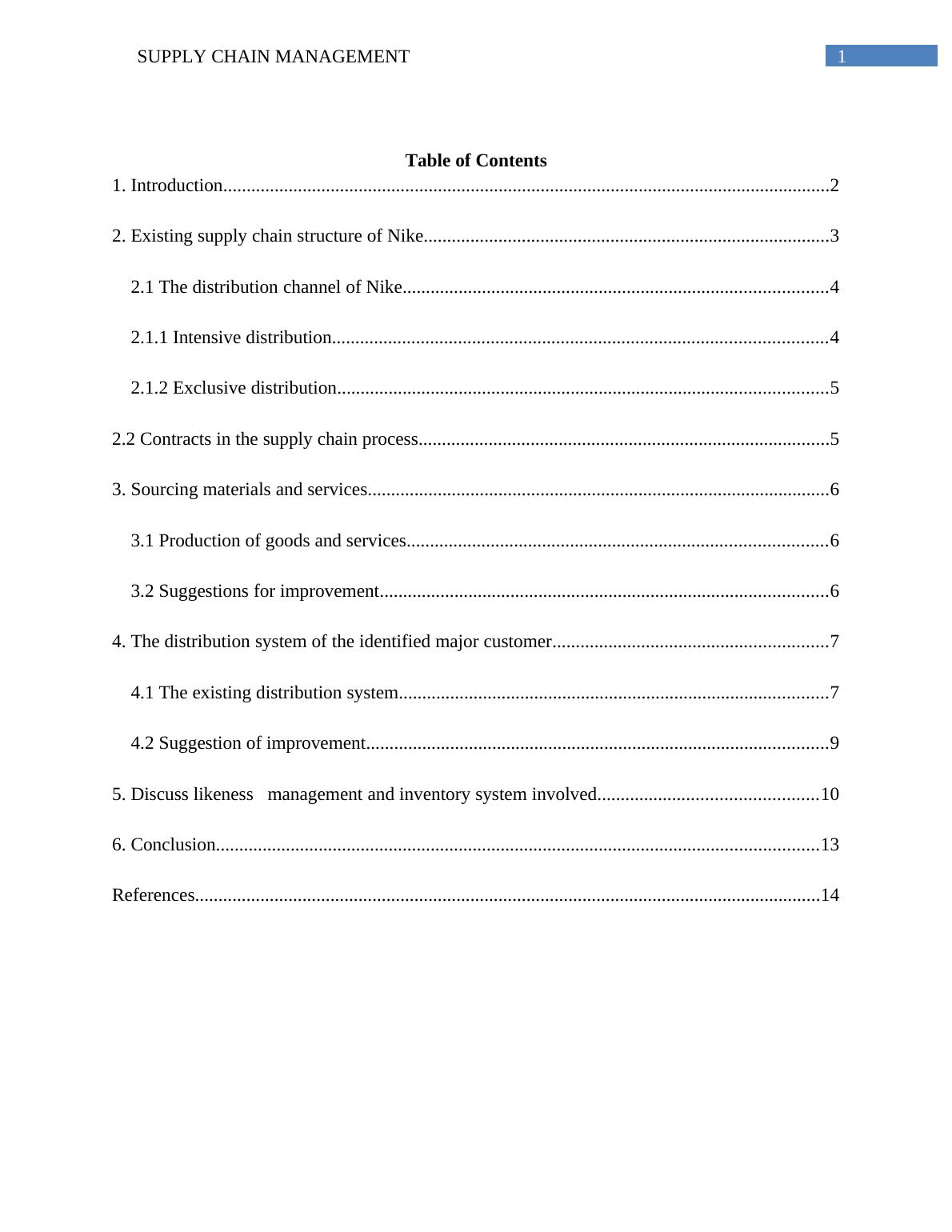 Nike Supply Chain: Distribution, Inventory, and Improvement