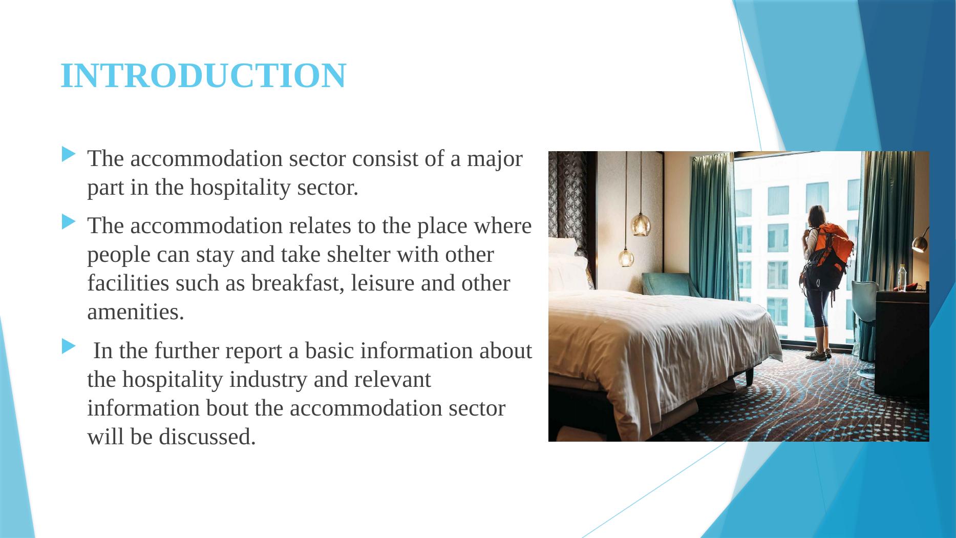 Hospitality Industry and Accommodation Sector