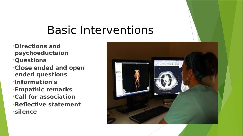 Presentation on Healthcare Intervention