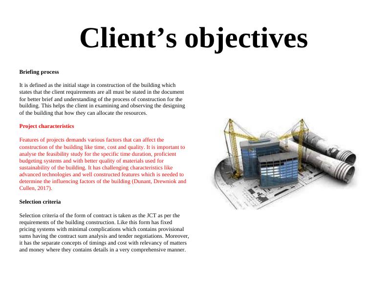 Advanced Construction Procurement and Processes Report