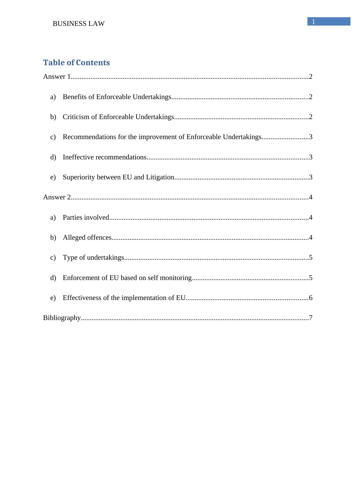 Enforceable Undertakings in Australian Business Law Report