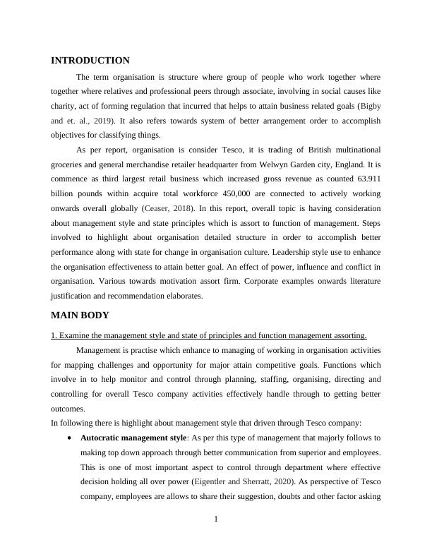 Individual Case Study Analysis