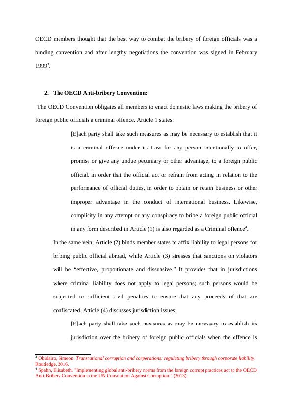 Anti-Bribery Laws: OECD Convention, US, UK, and Australia