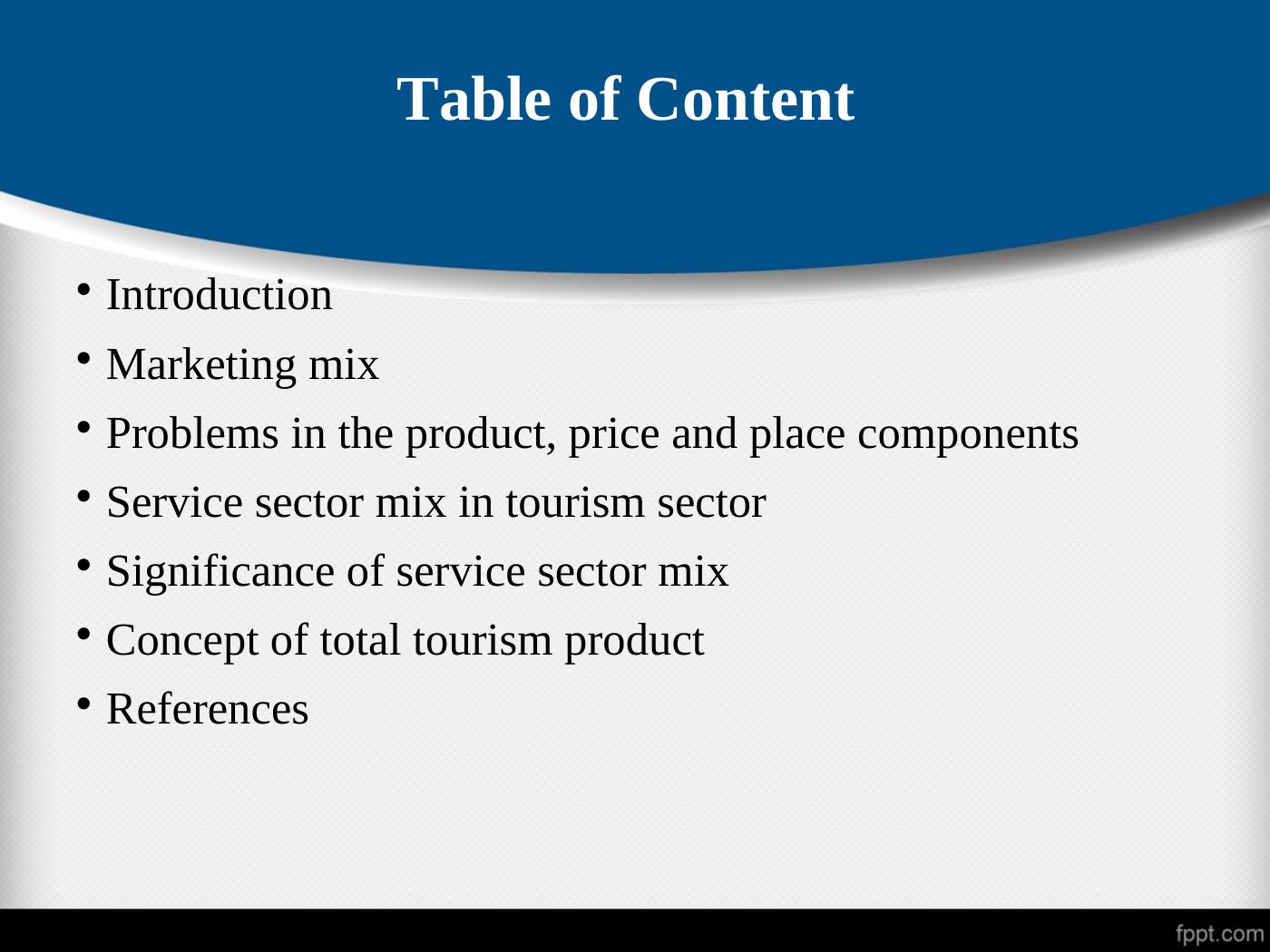 HND Tourism: Marketing Mix & Thomson Tour Operator