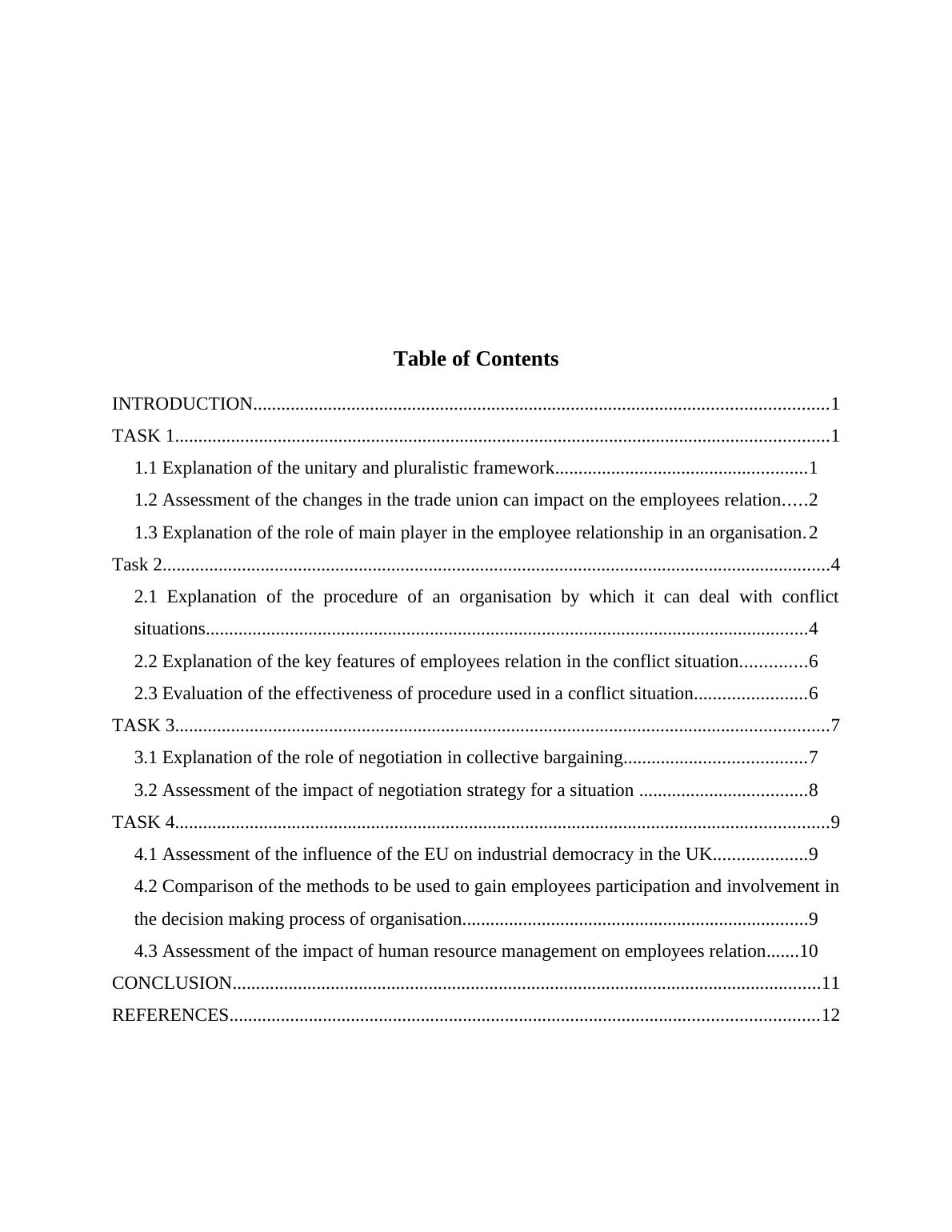 Employee Relations: Analysis of Key Concepts and Strategies