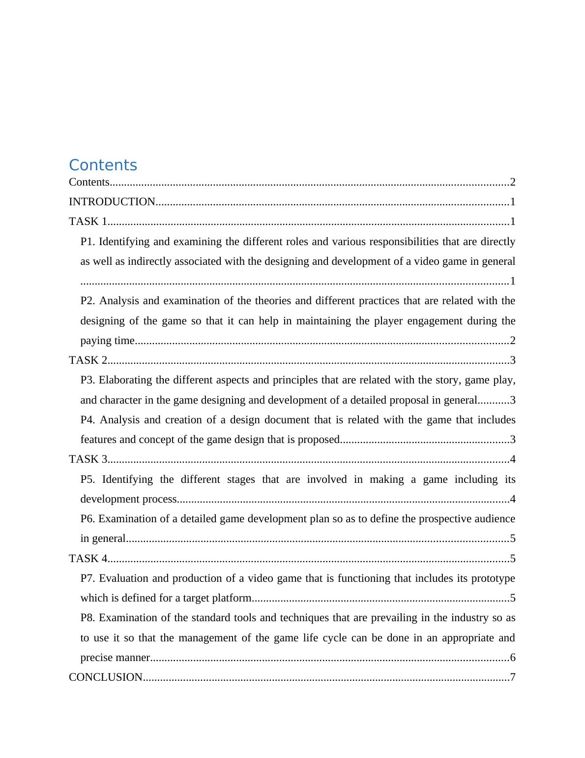 Video Game Development: Design, Development, and Analysis