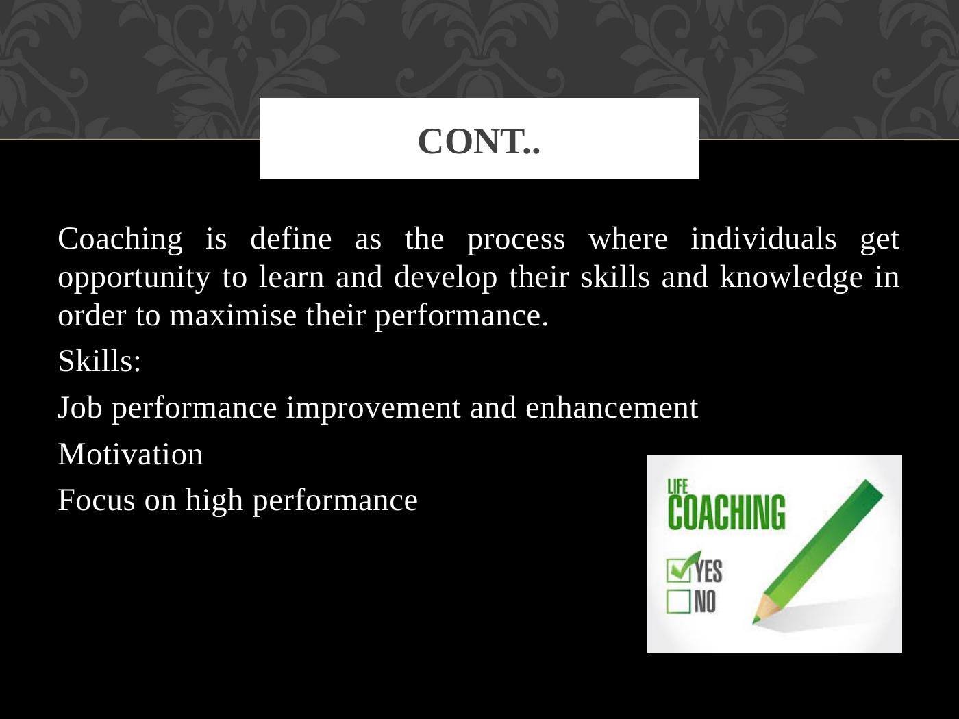 Coaching Definition, Models, Assessment Tools - Desklib