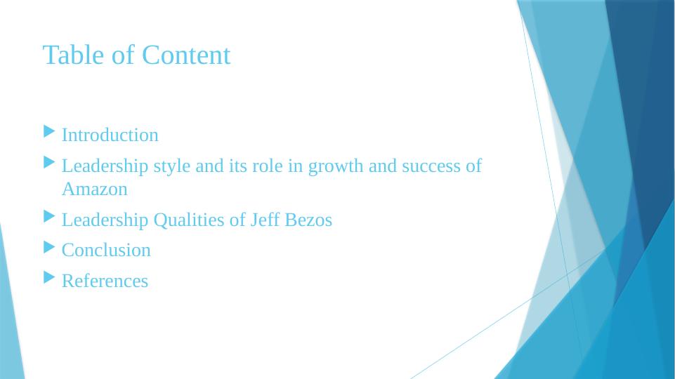 Jeff Bezos's Transformational Leadership at Amazon