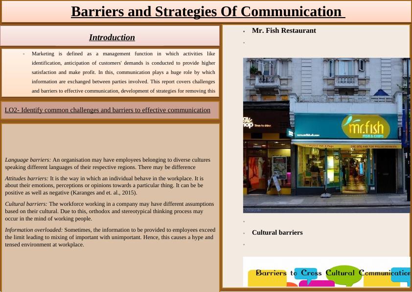 Communication Barriers, Strategies, and Cultural Awareness