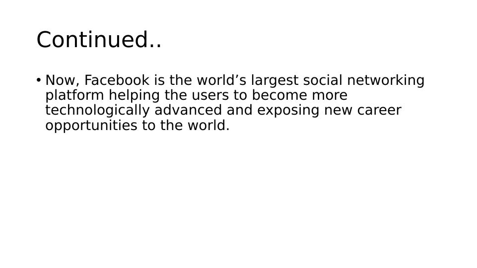 MBA501: Facebook Stakeholder and D&H Portfolio Analysis