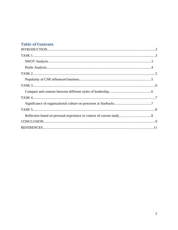 Starbucks Case Study: Business Factors and CSR Impact