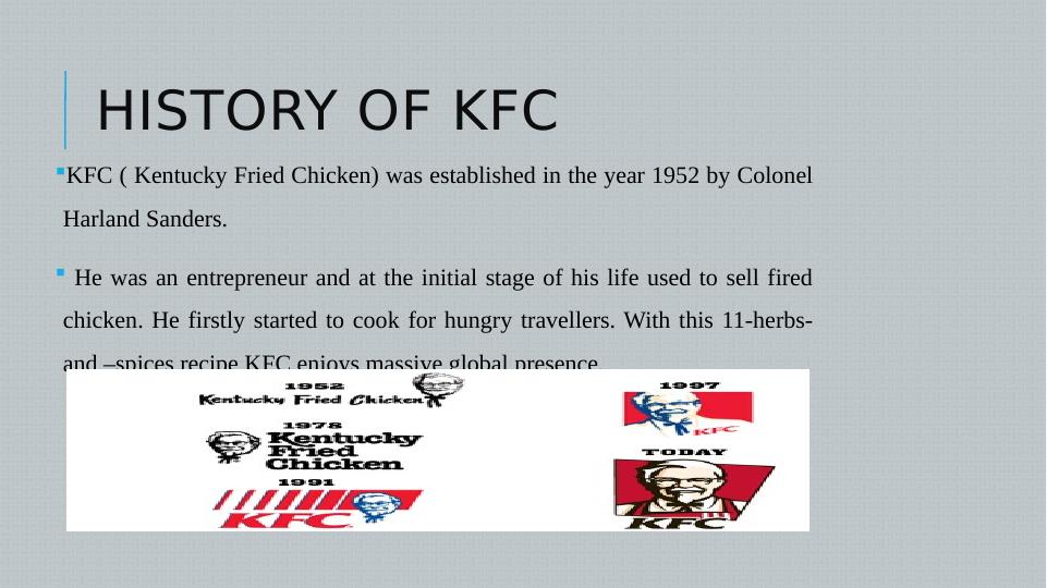 Strategic Marketing for KFC - Desklib