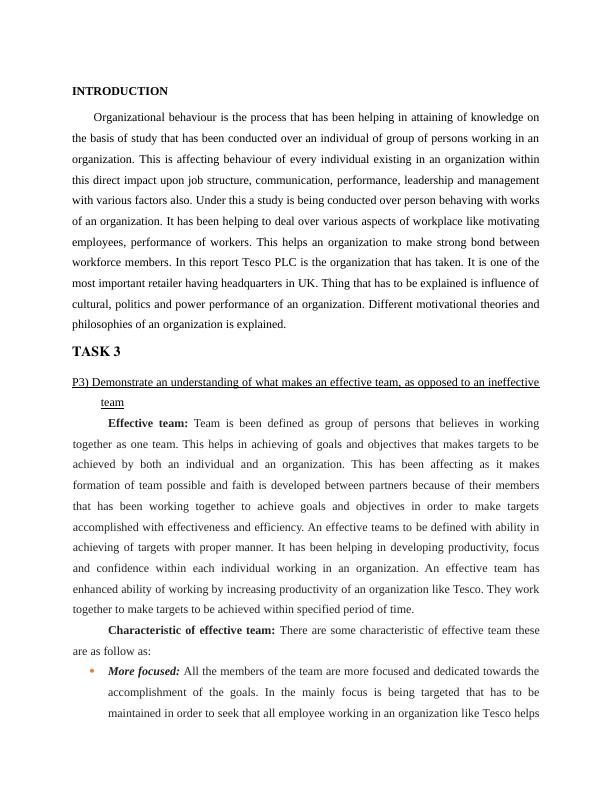 Effective and Ineffective Teams in Organizational Behaviour