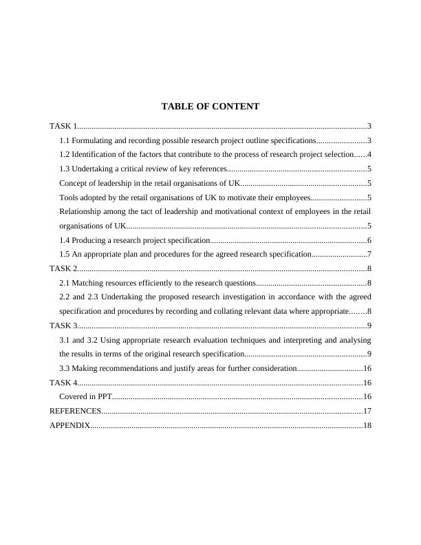 UK Retail Leadership: Impact on Employee Motivation