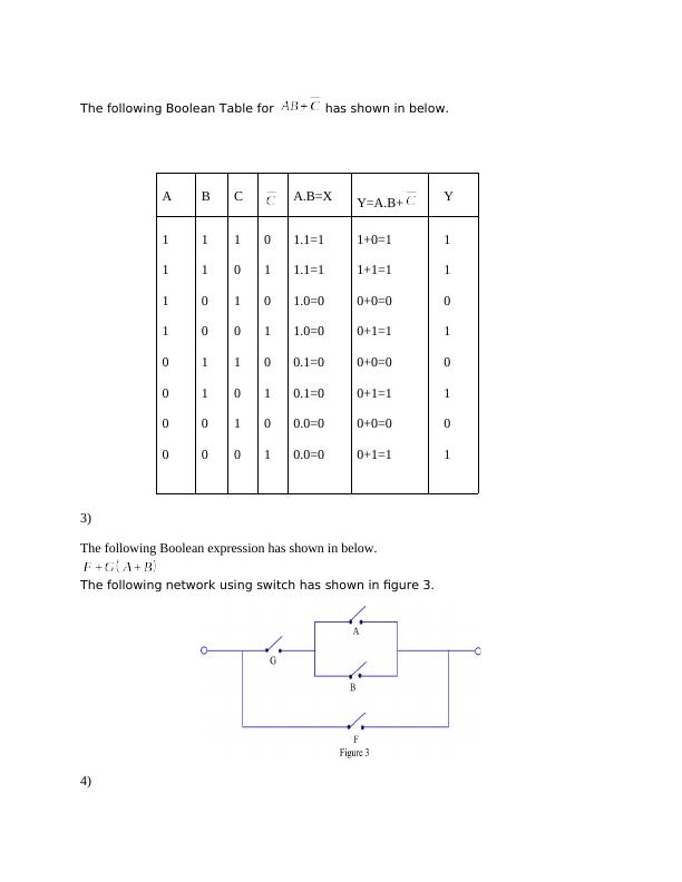 Boolean Algebra Simplification and Switch Networks