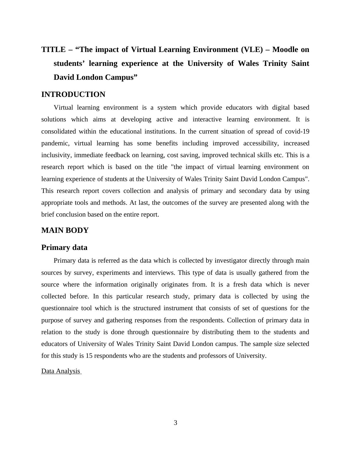 Dsr Assessment 2 Individual Report