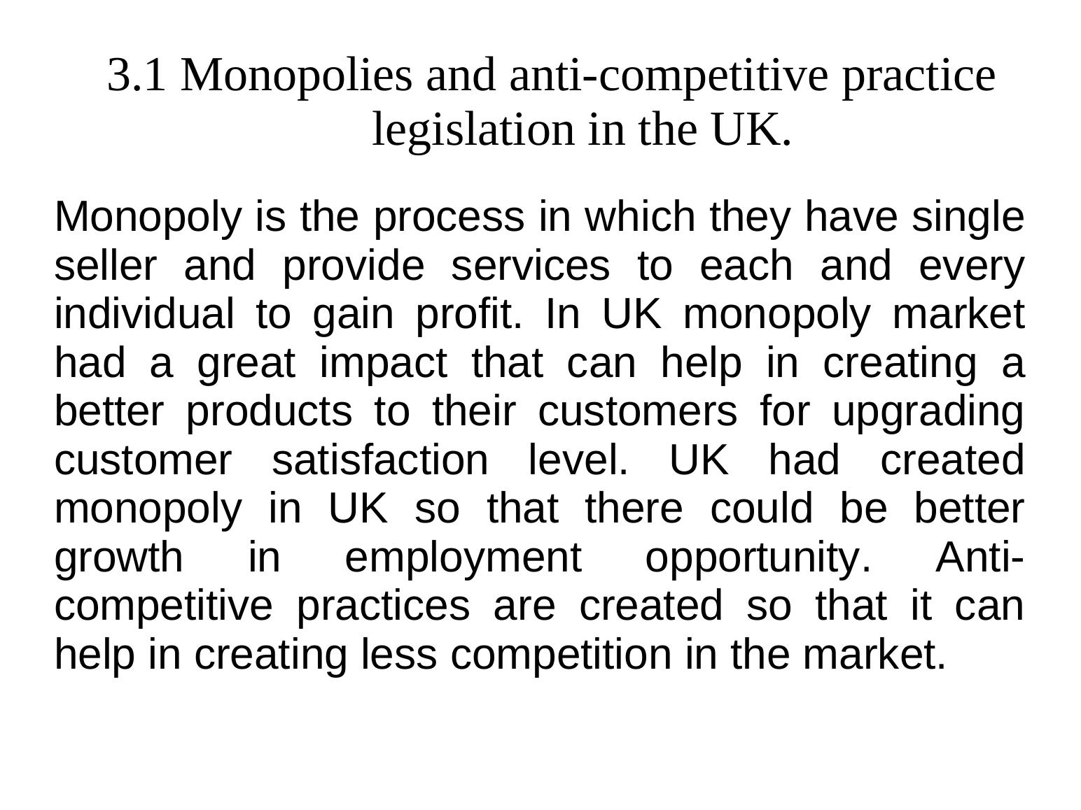 UK Monopolies: Regulations, Laws, and Market Analysis