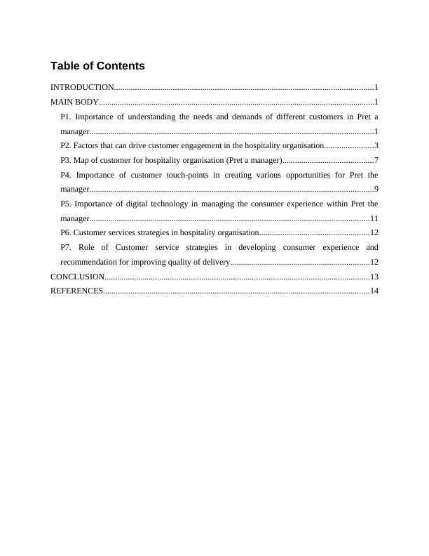 Customer Experience Report: Pret a Manager Case Study