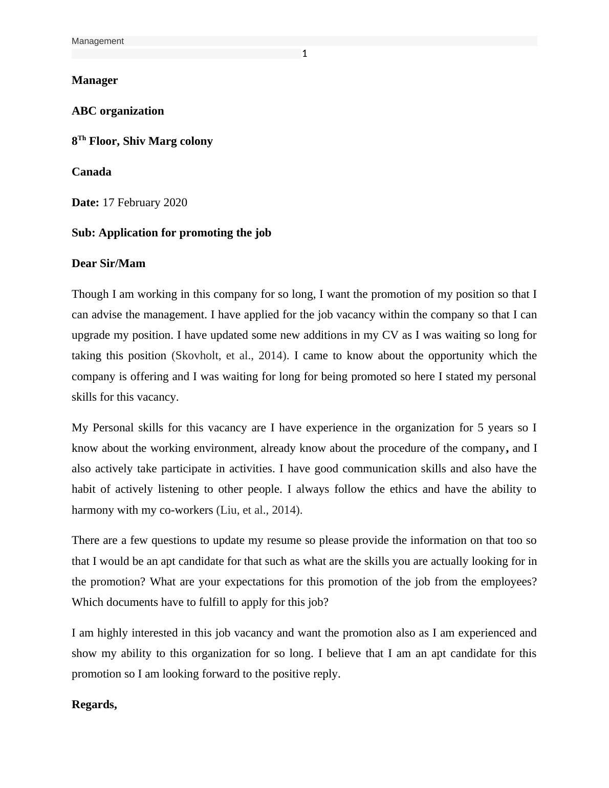 Job Application Email Assignment: COMM 6002 Course