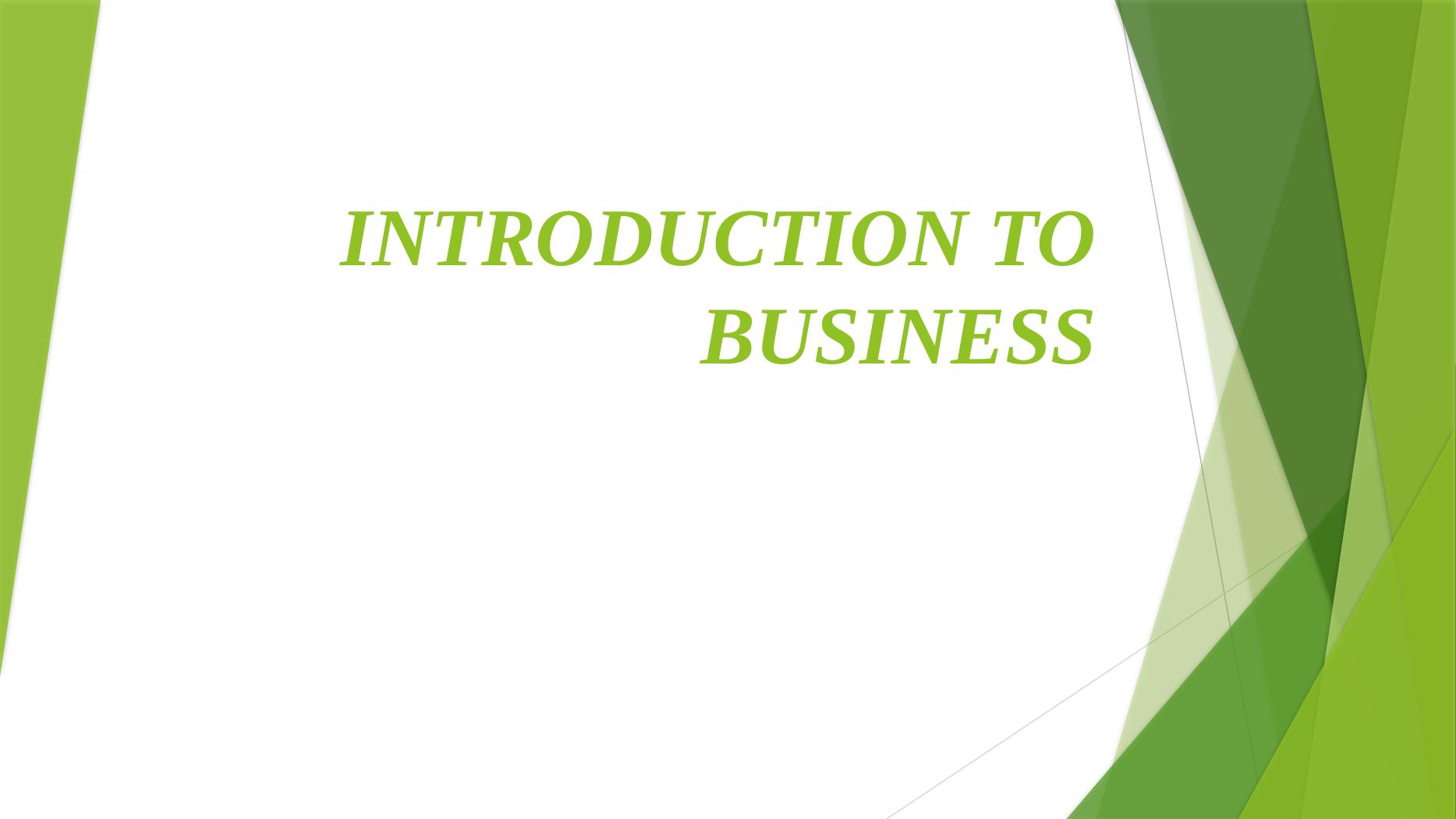 Introduction to Business - Desklib